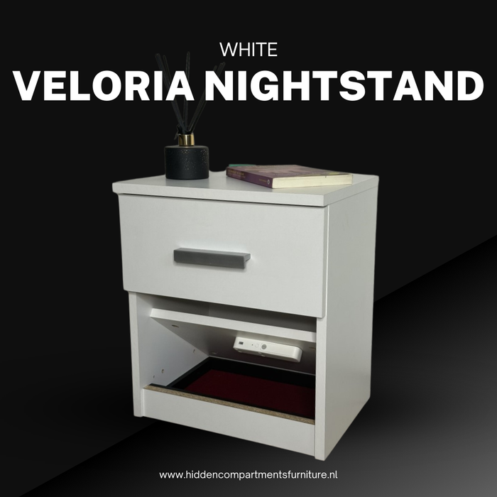 Veloria Nightstand White